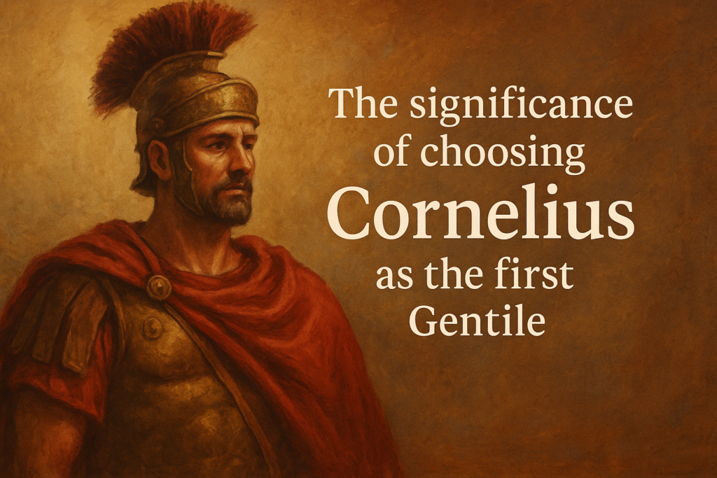 Why Cornelius as the First Gentile - Life and the Word